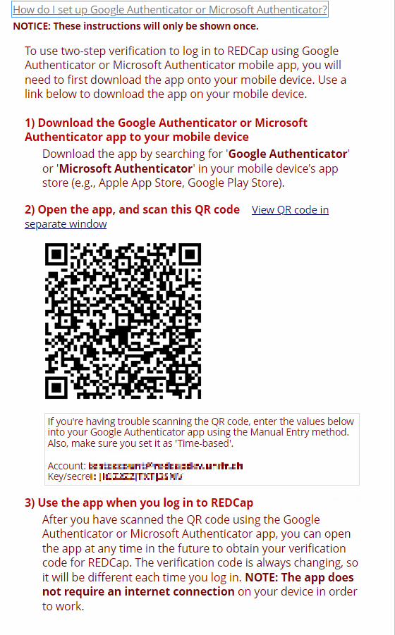 Scientific IT Help: Setting up your REDCap@UniFR External account | Moodle UniFR